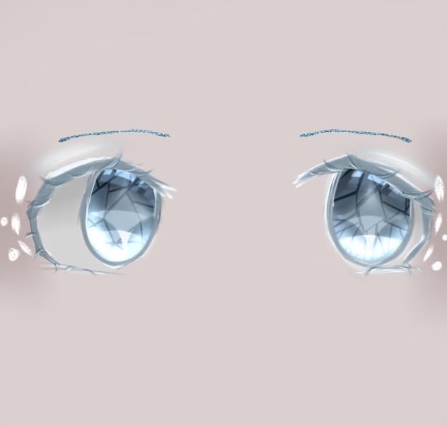 Broken ice eyes - ibisPaint