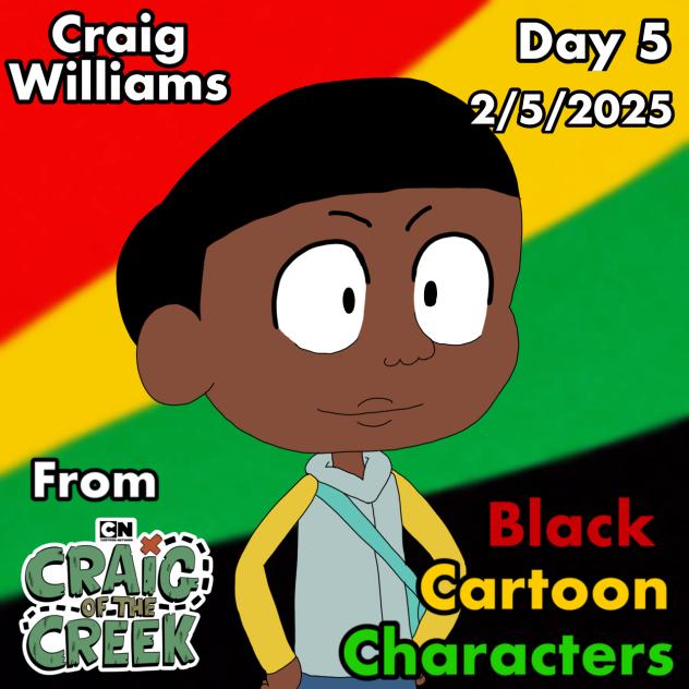 Black Cartoon Characters Day 5 Craig - ibisPaint
