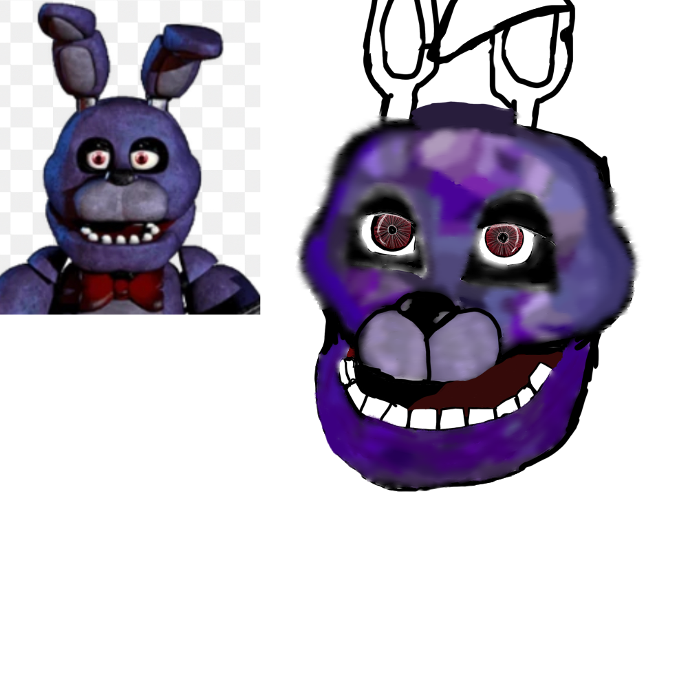 Making Bonnie look realistic part 2 - ibisPaint