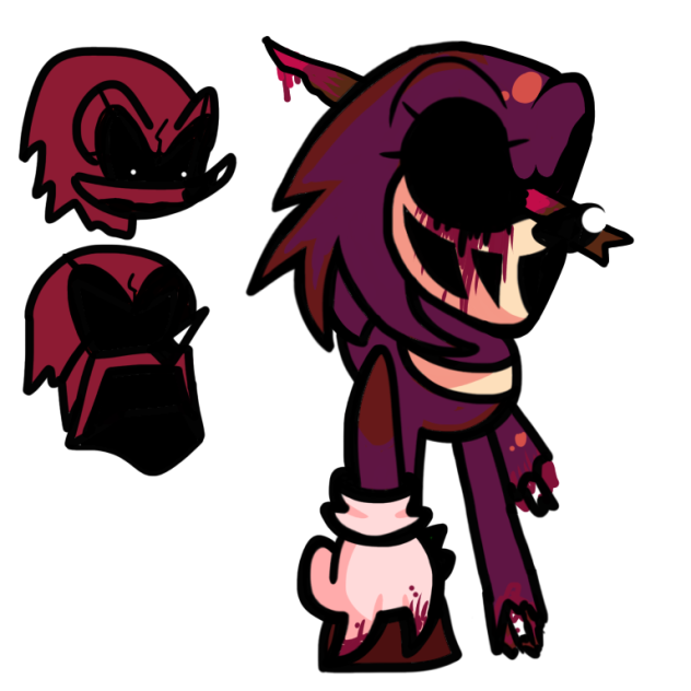 Sonic.exe encore knuckles - ibisPaint