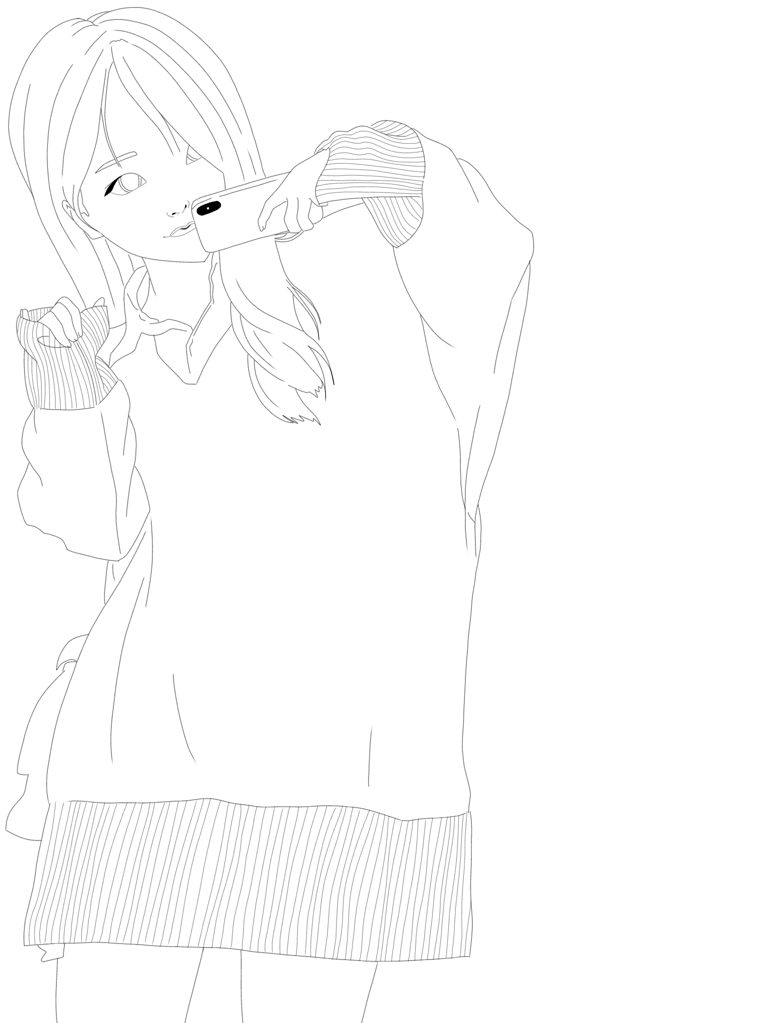 Song Ah Ri Lineart - ibisPaint