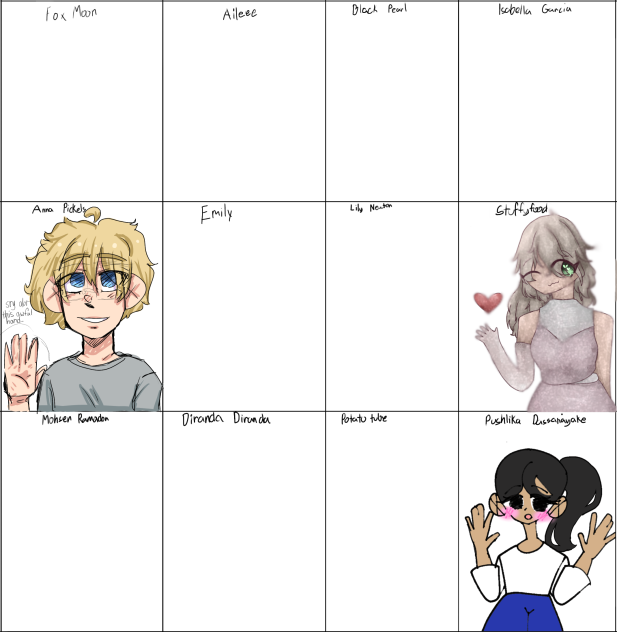 collab with @lil_moon_teddy and more ppl - ibisPaint