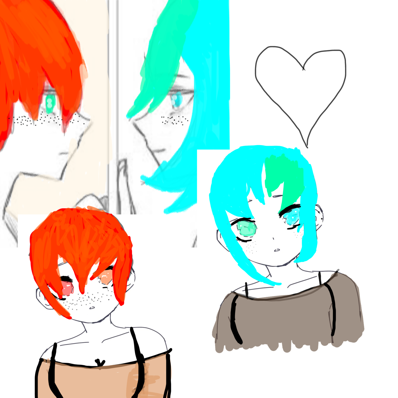 BFFs to the end - ibisPaint