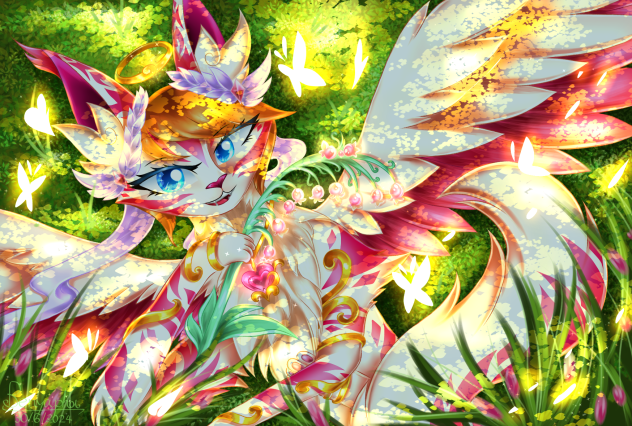 The peace of enchanted garden - ibisPaint