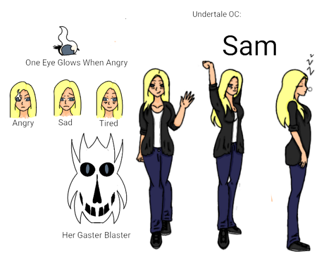 Undertale OC Sam - ibisPaint