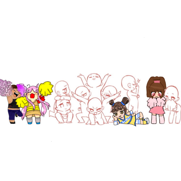 Cheerleading!! Collab - ibisPaint