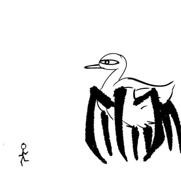 Uhhh spider duck animation - ibisPaint