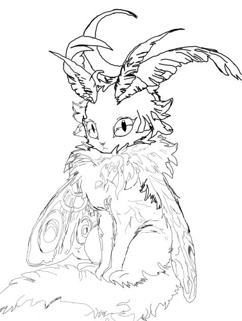 outline of somthing ill be posting soon! - ibisPaint