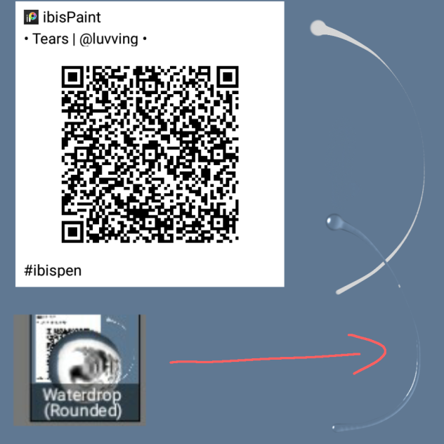 Tears Tear brush - ibisPaint