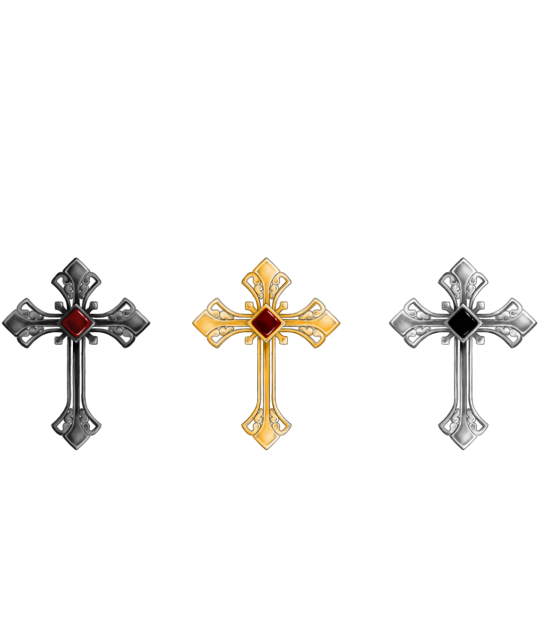 Metal crosses - ibisPaint