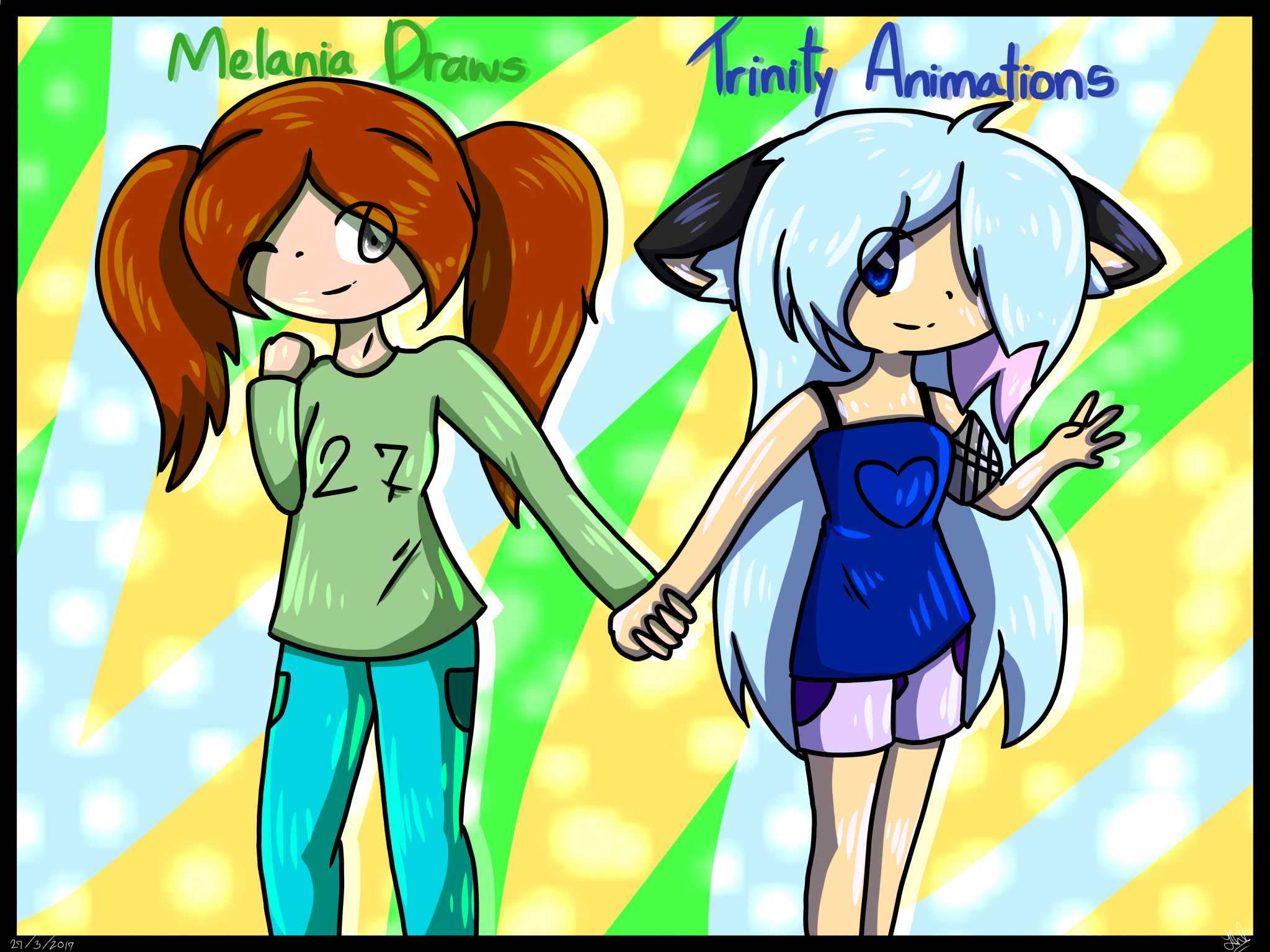 [RQ] Melania Draws & Trinity Animations - ibisPaint