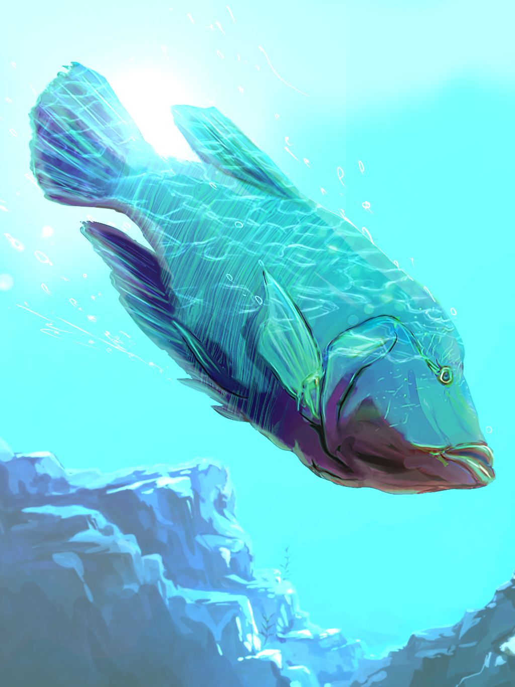 secret blue - ibisPaint