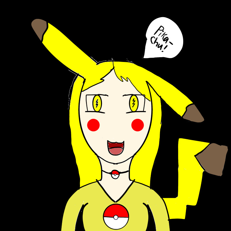 female human pikachu - ibisPaint