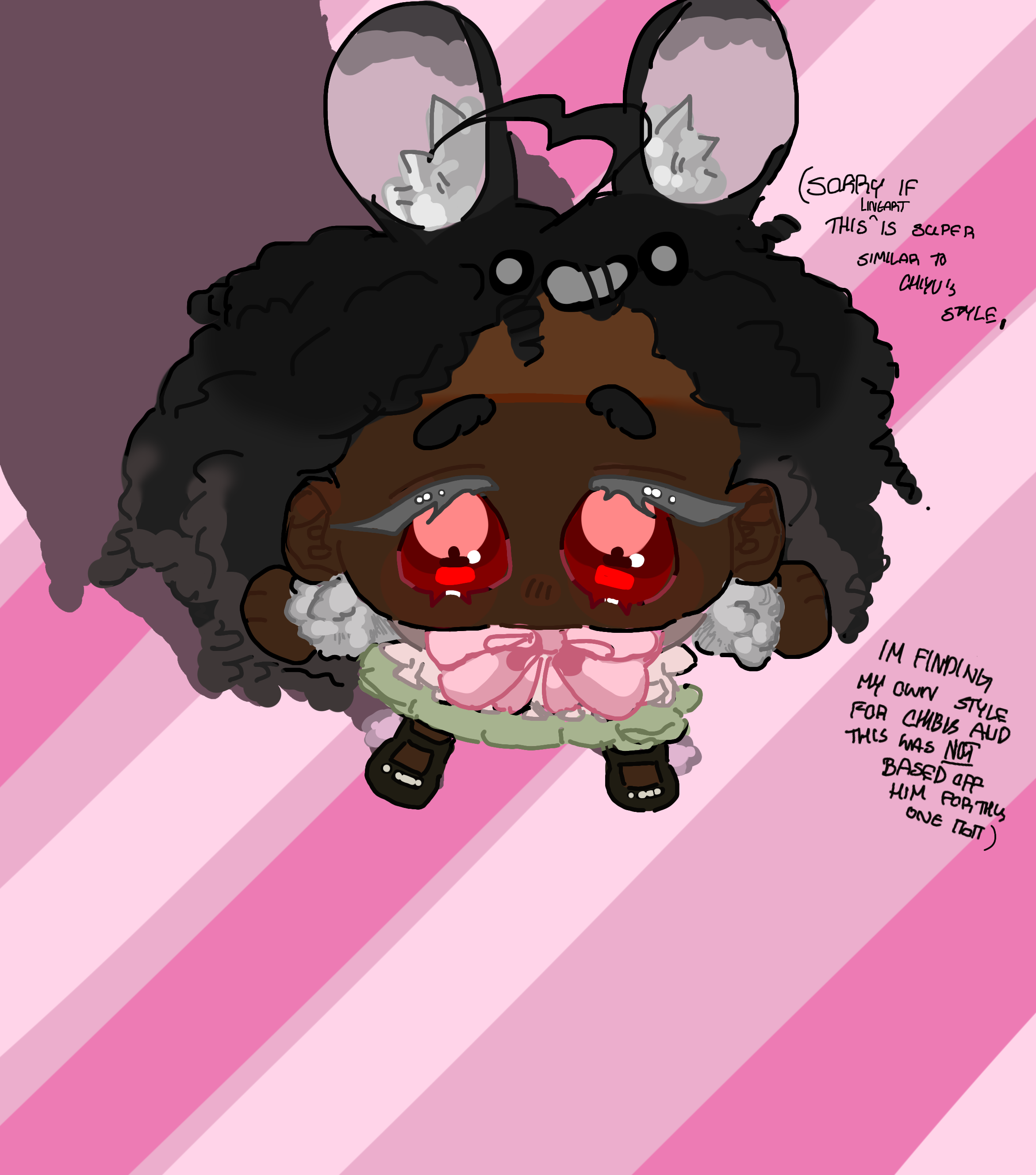 MY OC!!! (SHES CHEEKY LIKE A MOUSE 😼) - ibisPaint