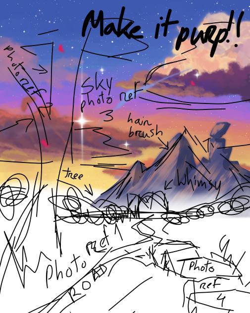 peek to what I am currently working on - ibisPaint