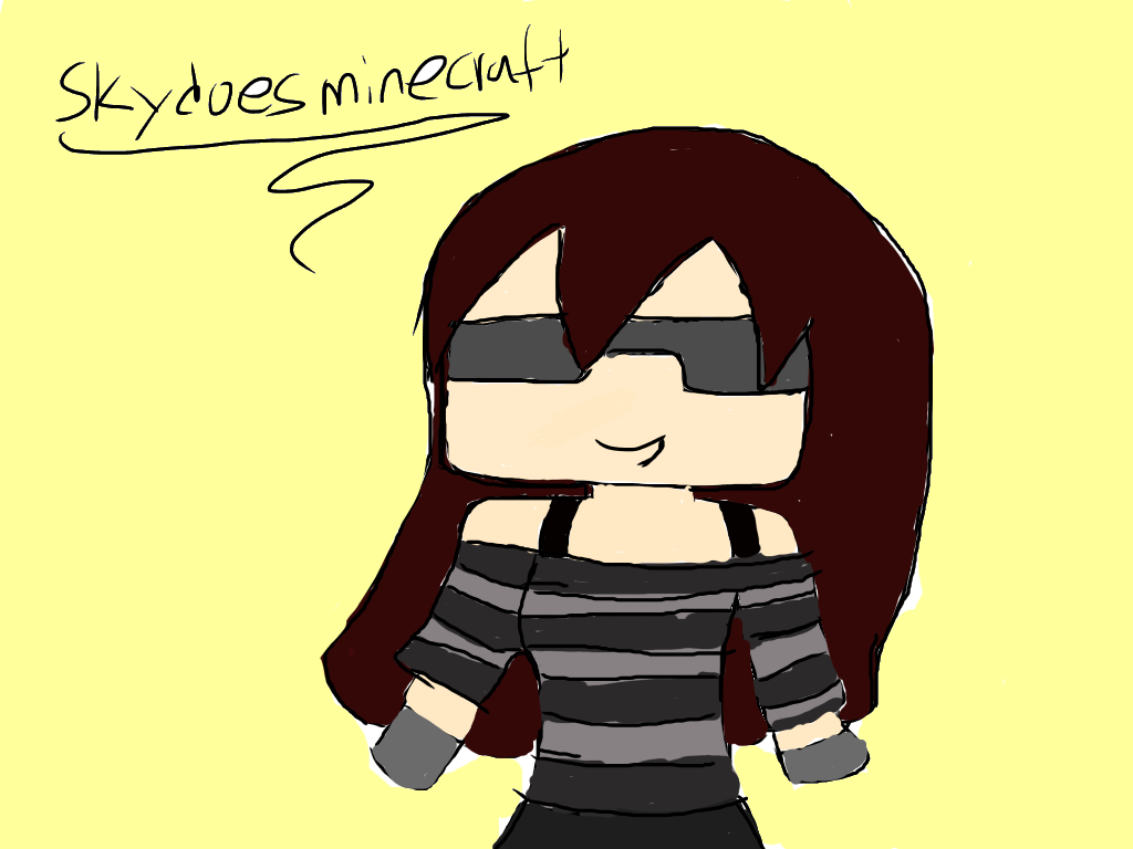 speedpaint skydoesminecraft (girl) - ibisPaint