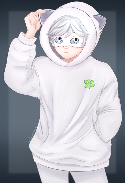 🐈‍⬛Cat Blanc sweater🐈‍⬛ - ibisPaint
