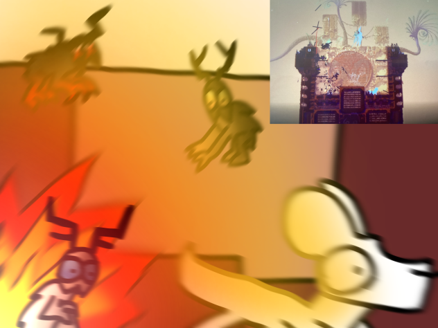 blows up pancakes with mind (Rainworld) - ibisPaint