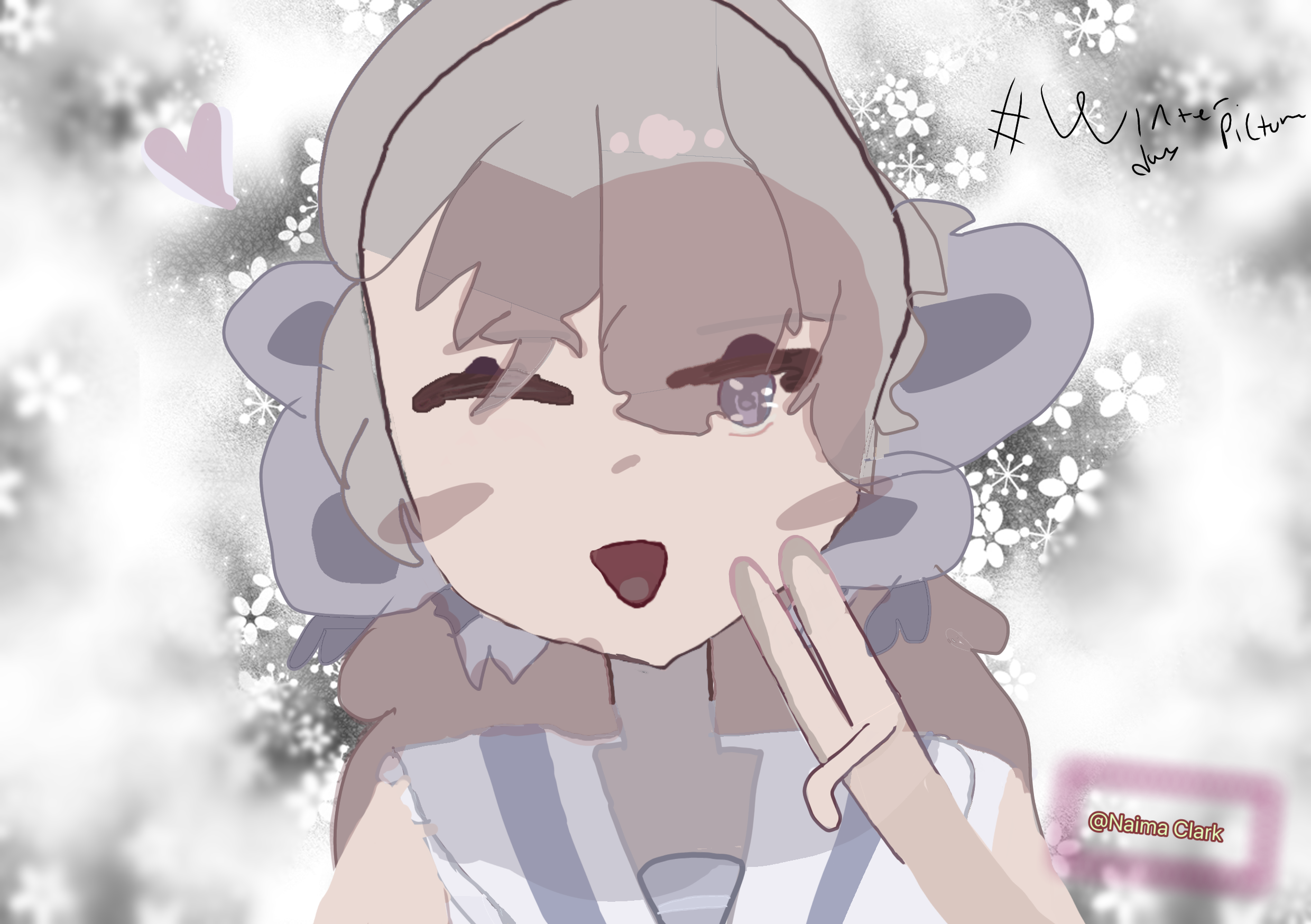 Winter day picture - ibisPaint