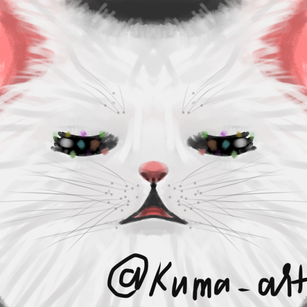 Drawing bé mèo sad - ibisPaint