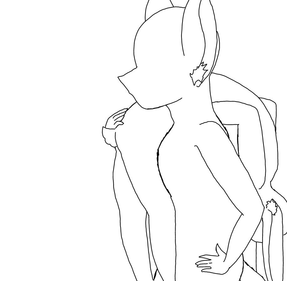 Fox and bunny - ibisPaint