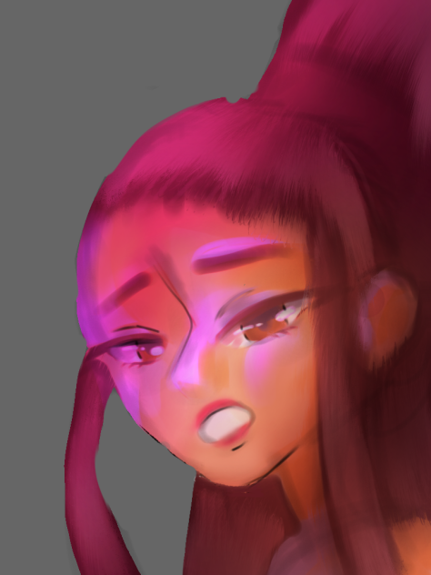 I tried painting again TT - ibisPaint