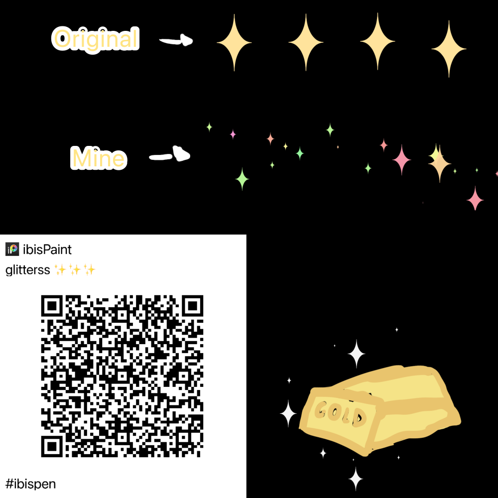 Some glitters - ibisPaint