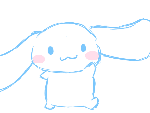 Cinnamon roll waving at you! Say hi! - ibisPaint