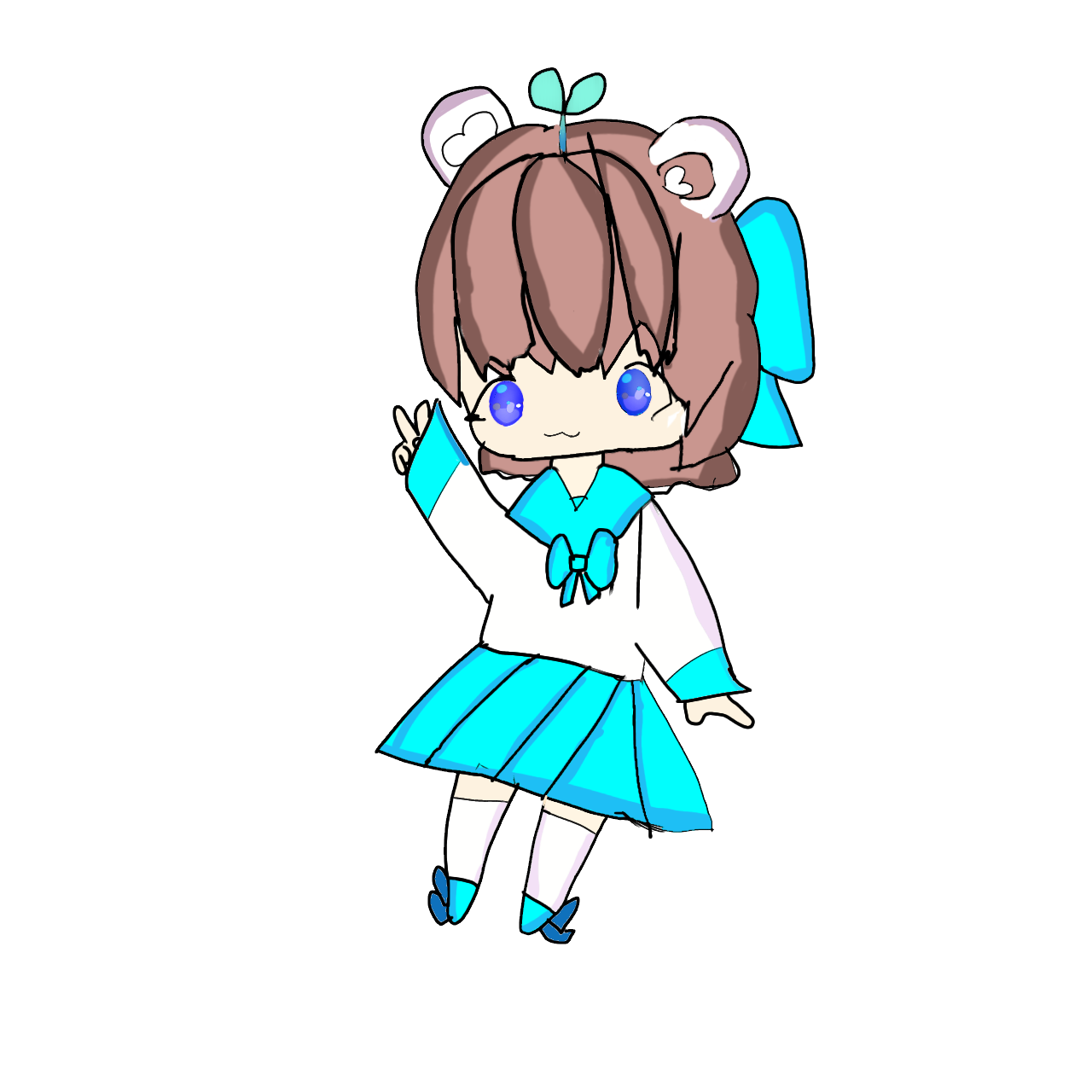 Vẽ chị mèo simmy trên ibipaint x - ibisPaint