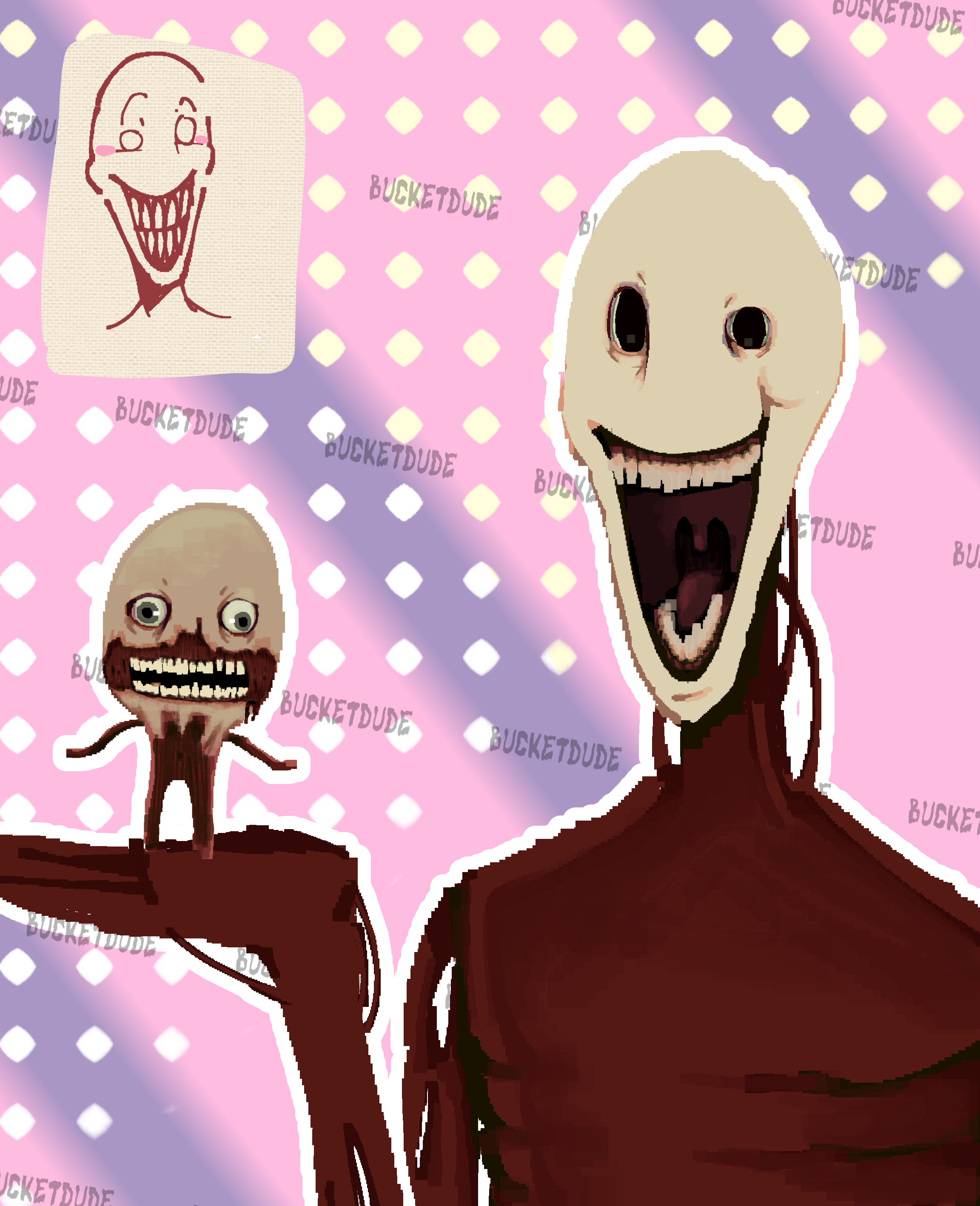 FATHER AND SON 😀 TW HORRO GORE YK - ibisPaint