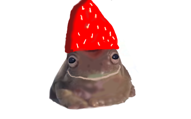 I drew the strawberry frog - ibisPaint