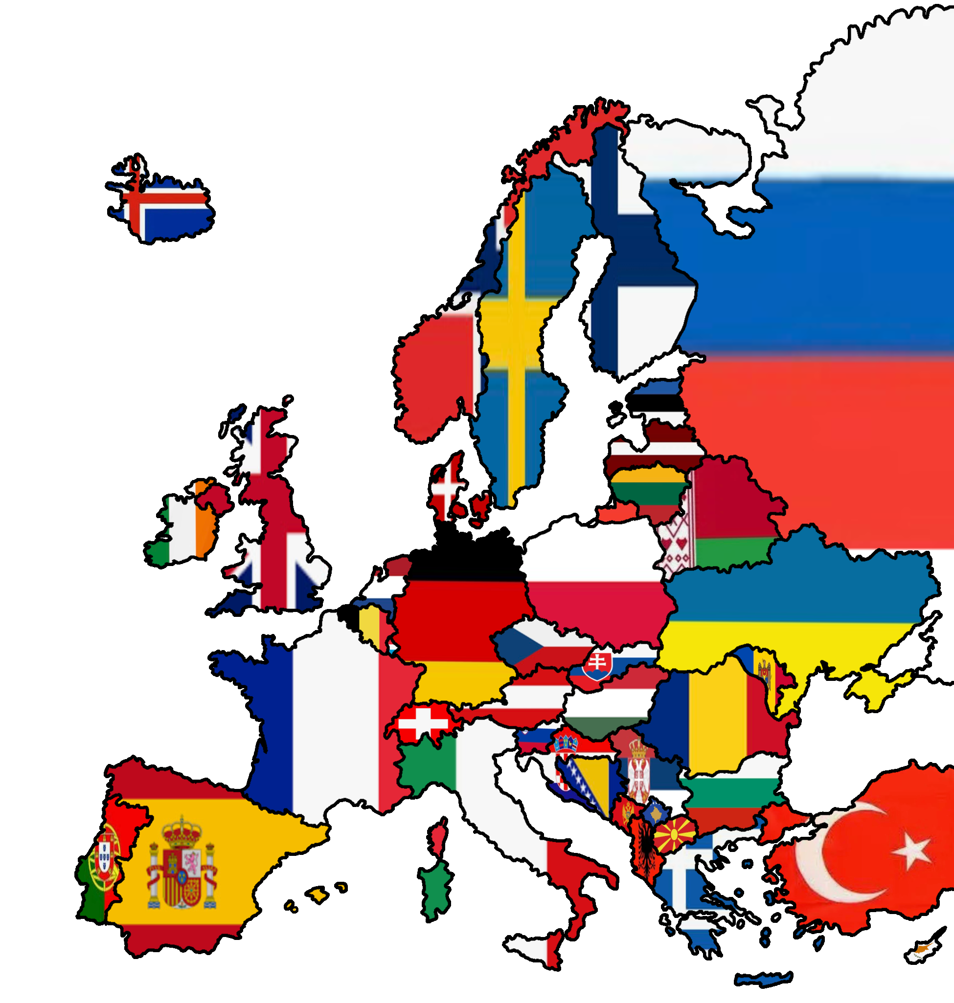 Europe map - ibisPaint