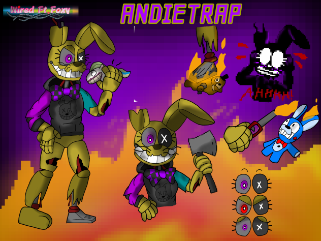 Andiematronic as an animatronic - ibisPaint