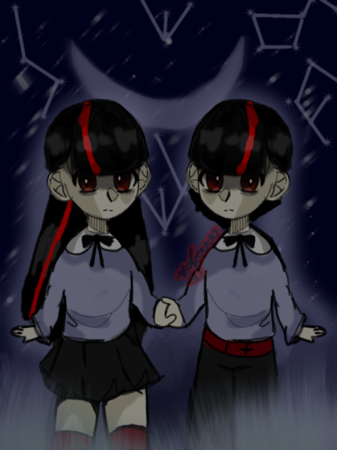 Creepy Twins☕ - ibisPaint