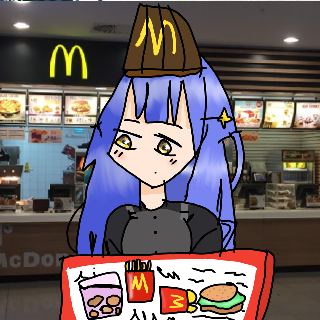 Mcdo worker🍔🍟 😋 - ibisPaint