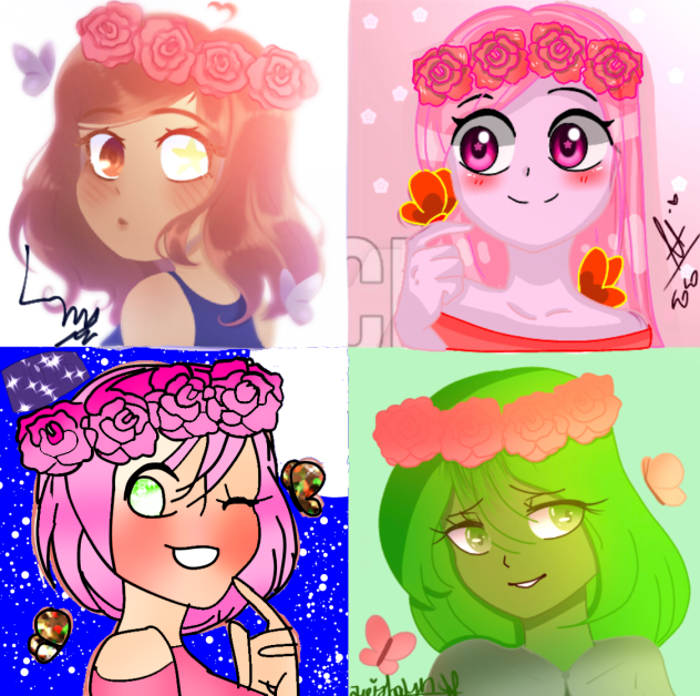 Flower colab. - ibisPaint