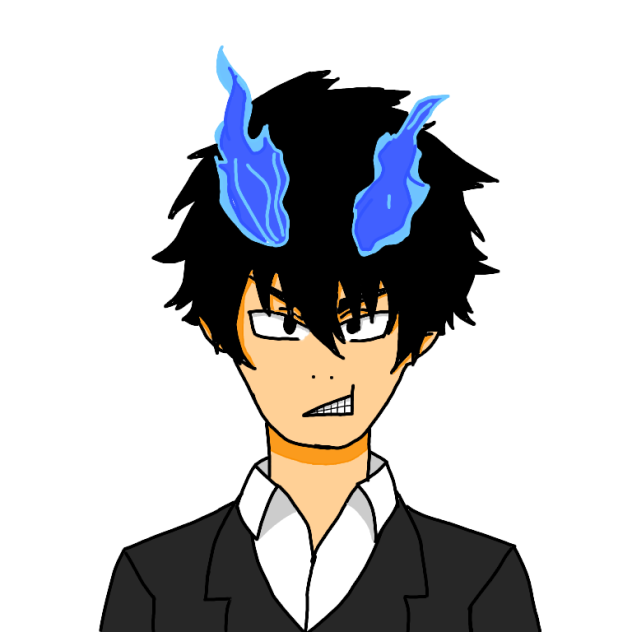 Синий Экзорцист - ibisPaint