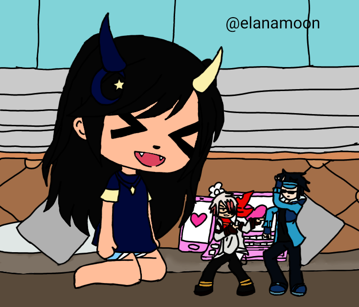 Me watching luni and 1chi dancing - ibisPaint