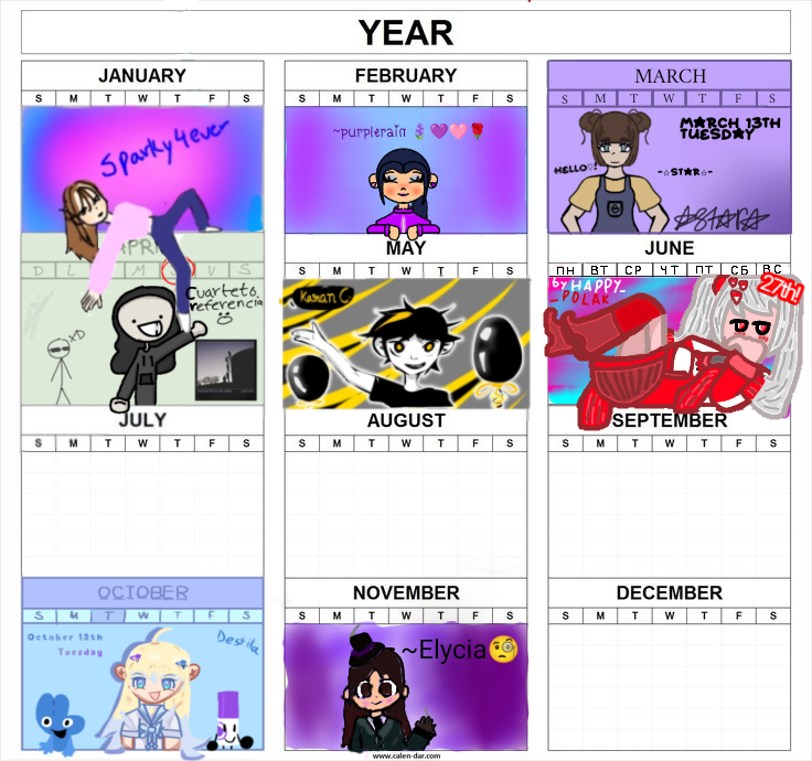 Months Collab - ibisPaint