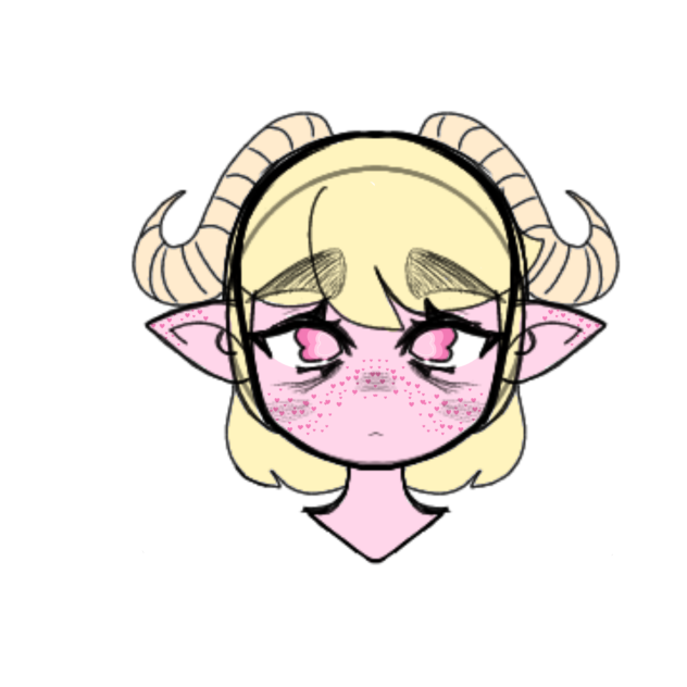 dnd imp character design headshot - ibisPaint
