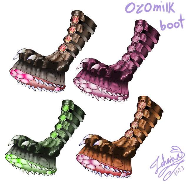 ozomilk boots 👢🐾 - ibisPaint