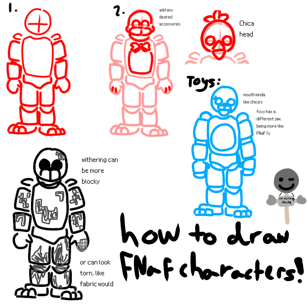 𝙃𝙤𝙬 𝙩𝙤 𝘿𝙧𝙖𝙬 𝙁𝙉𝙖𝙁 𝘾𝙝𝙖𝙧𝙖𝙘𝙩𝙚𝙧𝙨! - ibisPaint