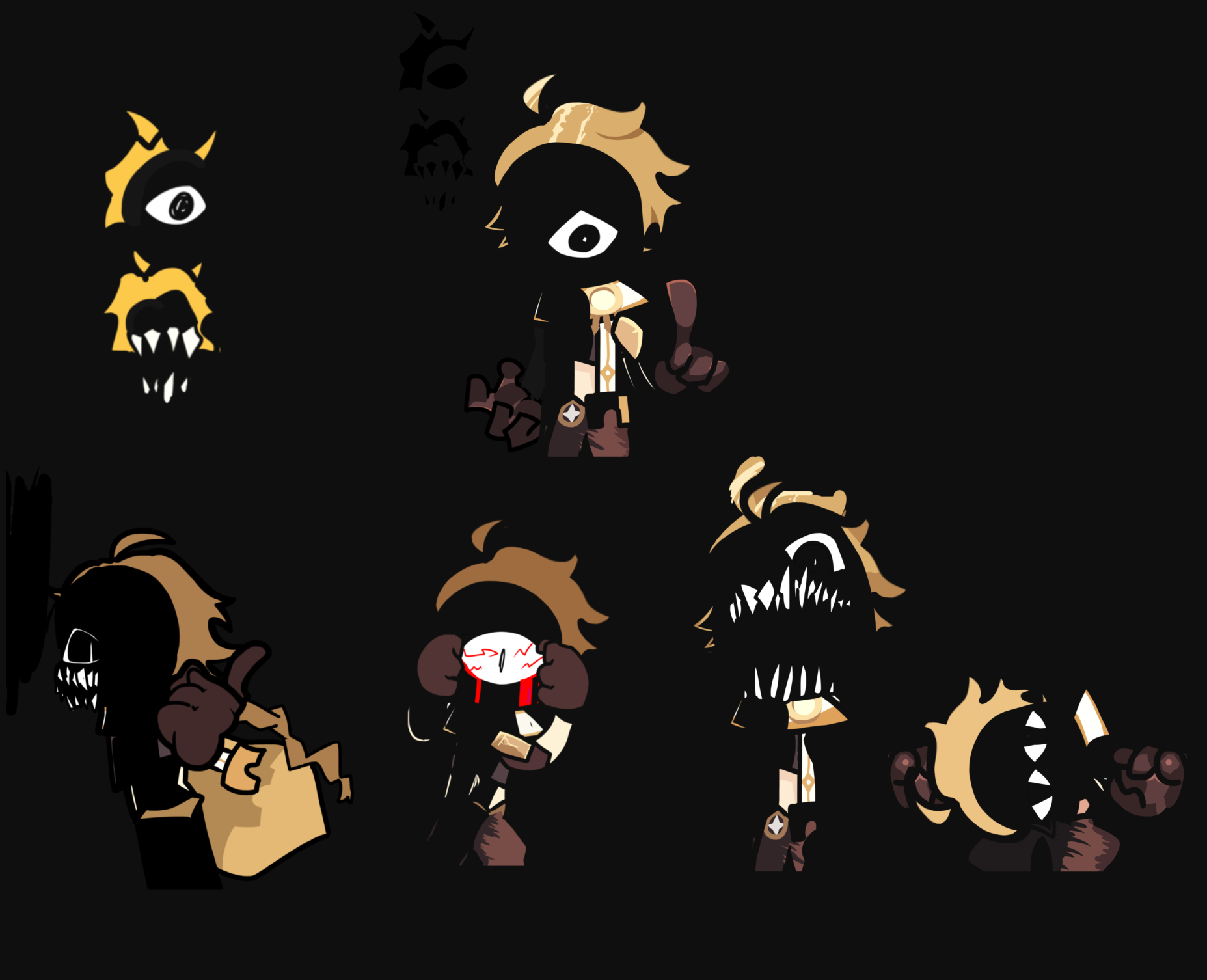 Cyclops Aether all poses - ibisPaint