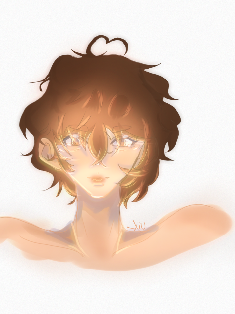 Hes a glowy boy - ibisPaint