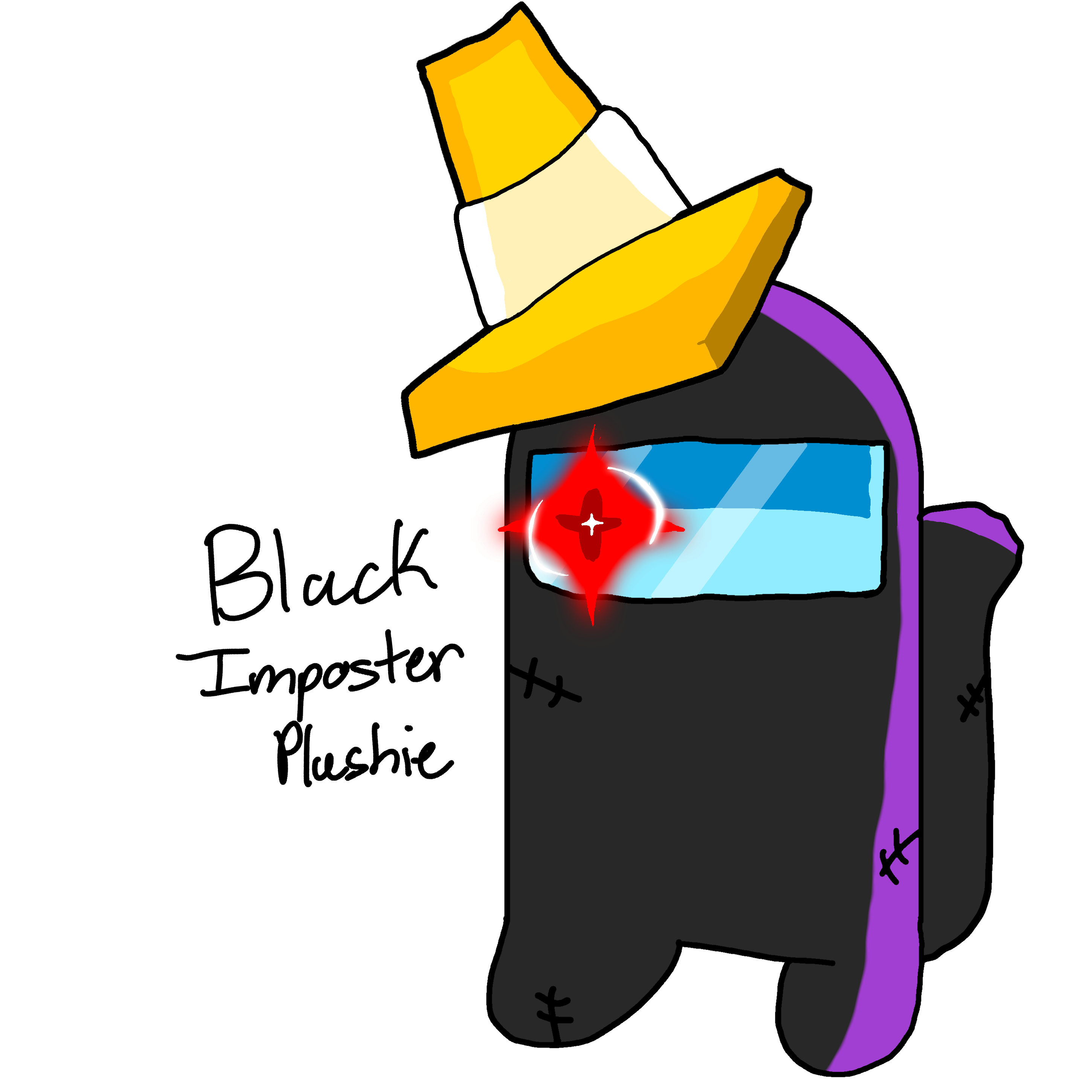 Meet Black Imposter Plushie! - ibisPaint