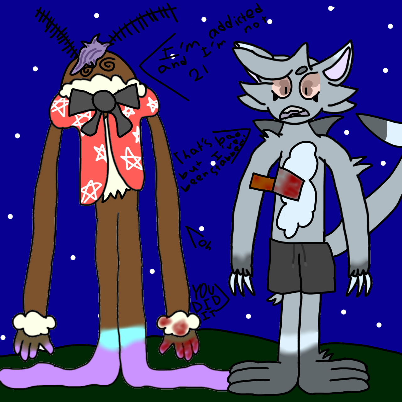 Mothum Stabbed Hycanith - ibisPaint