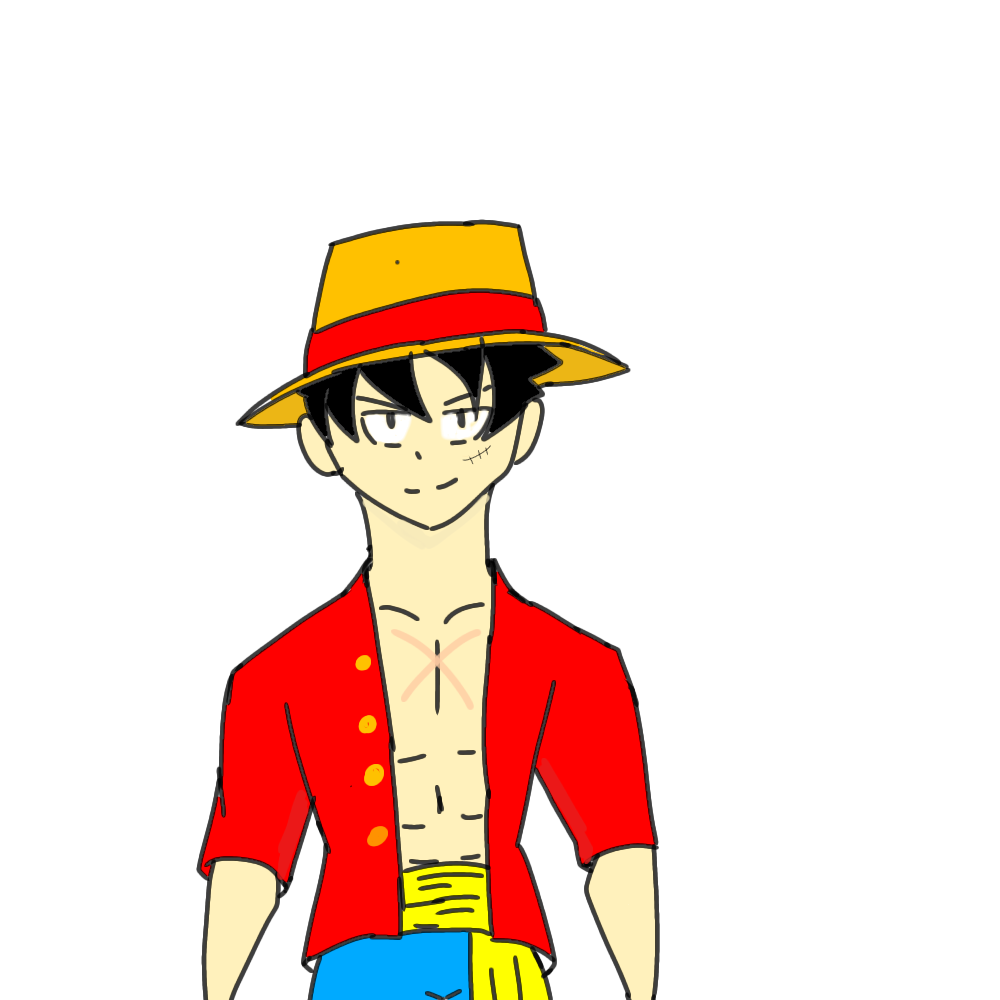 Luffy Speed Art Ibispqin X - ibisPaint
