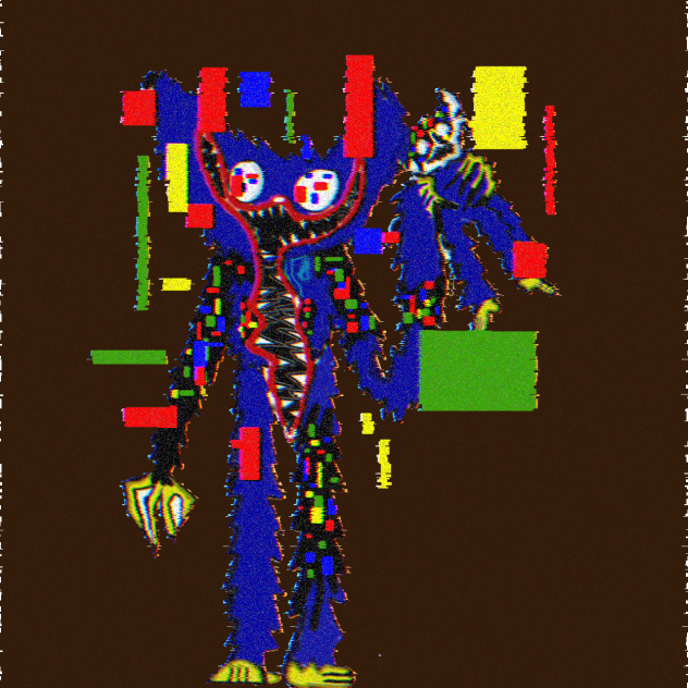 huggy wuggy corrupted - ibisPaint