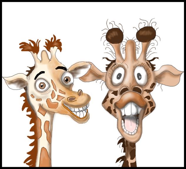 Silly Giraffes - ibisPaint
