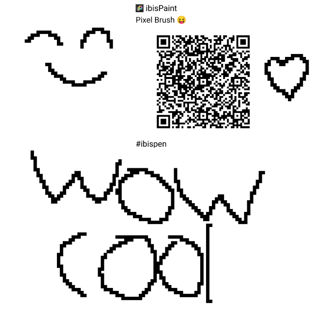 Pixel brush 😝 - ibisPaint